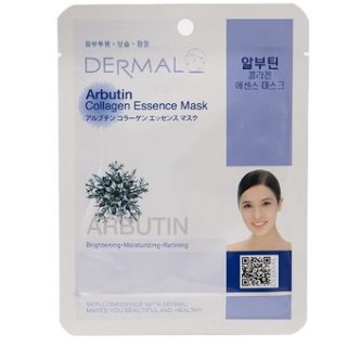 Dermal Arbutin Collagen Essence Full Face Sheet Mask – Skinteec
